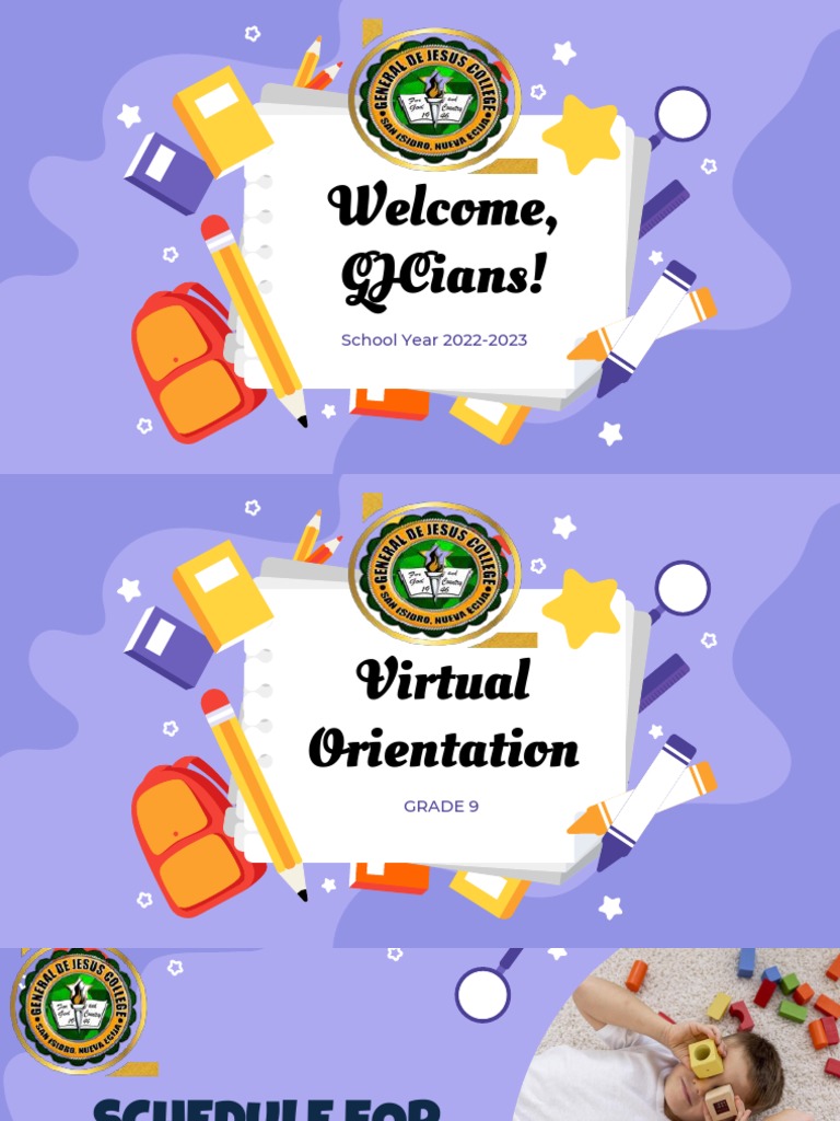 G9 Orientation 2022 2023 | PDF