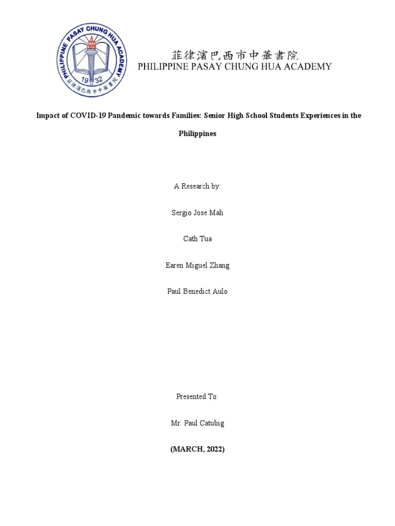 Research Paper Chapter 1-5 | PDF | Learning | Qualitative Research