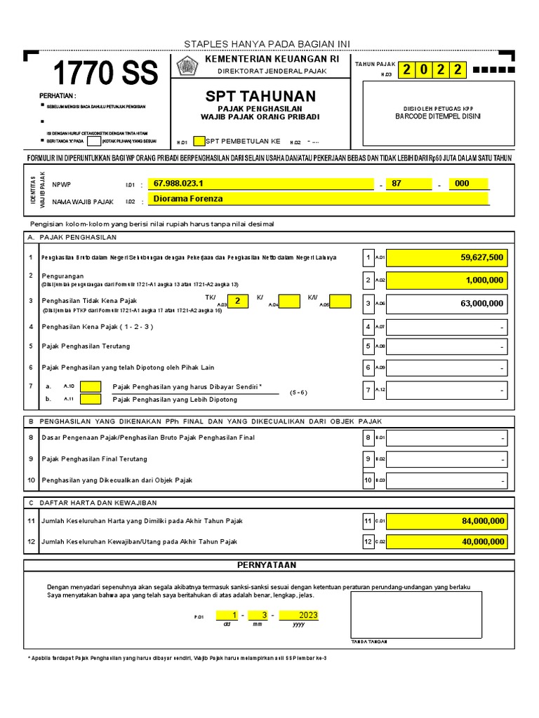 Jawaban SPT 1770SS - 2 | PDF