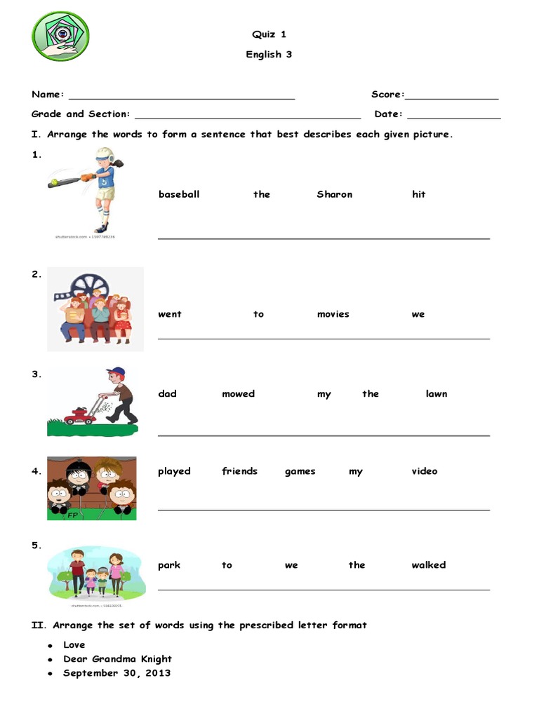 Quiz 1 Describing, Descriptive, Another Ending Story and Kinds of ...