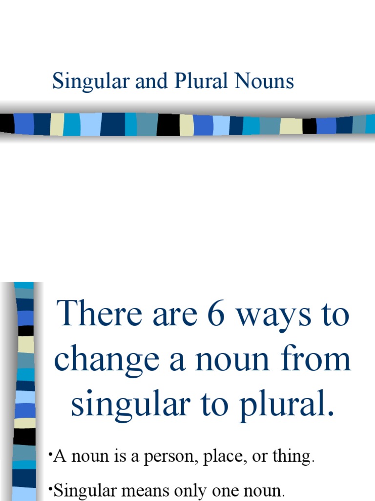 Singular and Plural Nouns Grammar Drills 32120 1 | PDF | Plural | Noun