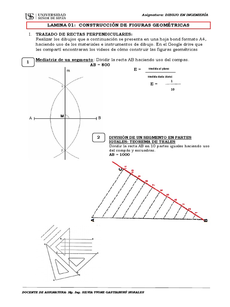 Lamina 01 | PDF | Euclides | Geometría del plano euclidiano