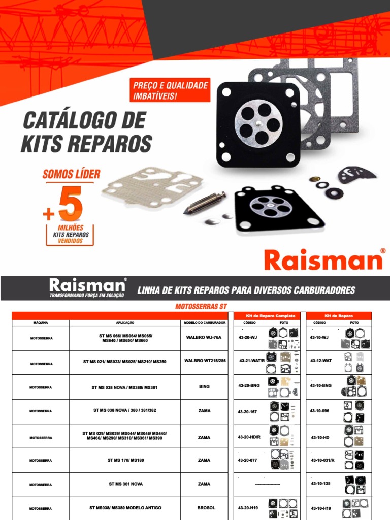 Catálogo Kit de Reparo 2020 | PDF