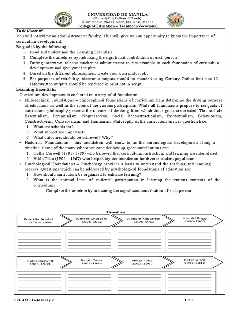 FS 2 - Activity Sheet 5 | PDF | Learning | Curriculum