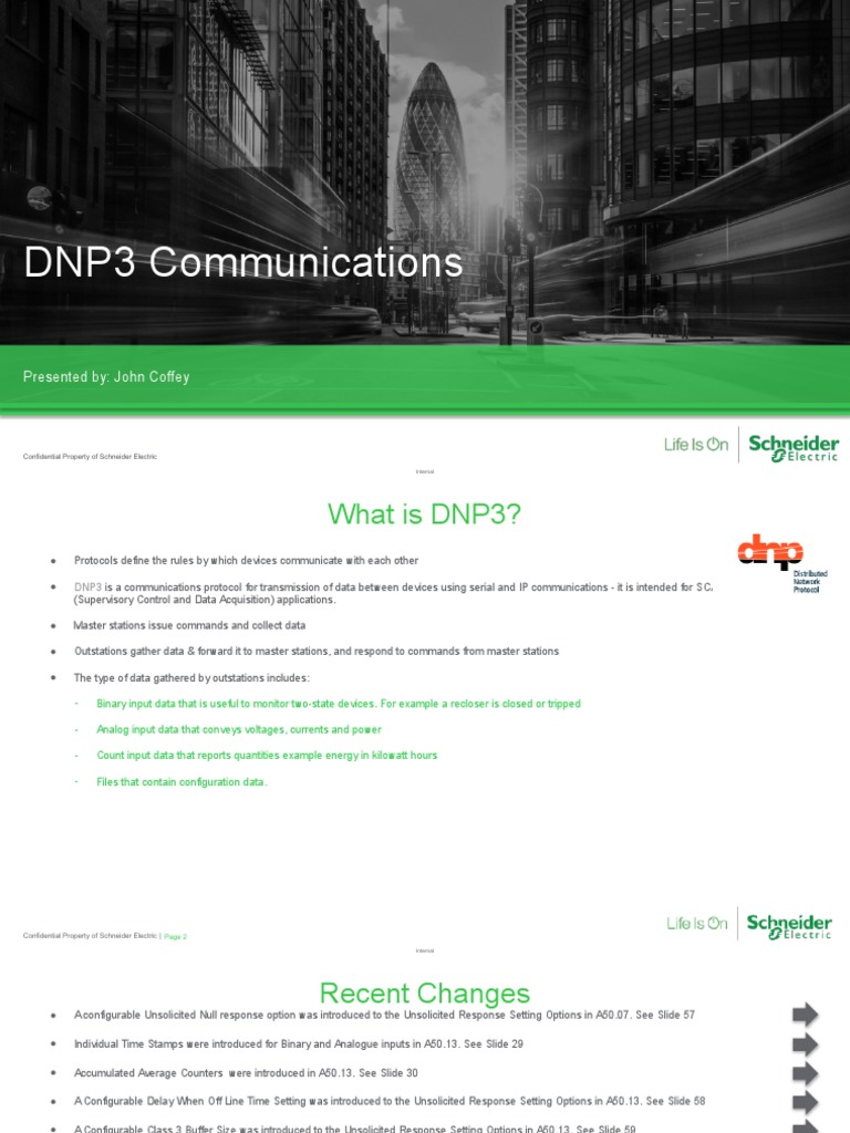 01 ADVC3 WSOS5 DNP3 A50.15.XX r1 | PDF | Osi Model | Port (Computer Networking)