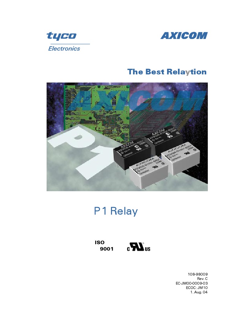 Datasheet | PDF | Relay | Inductor