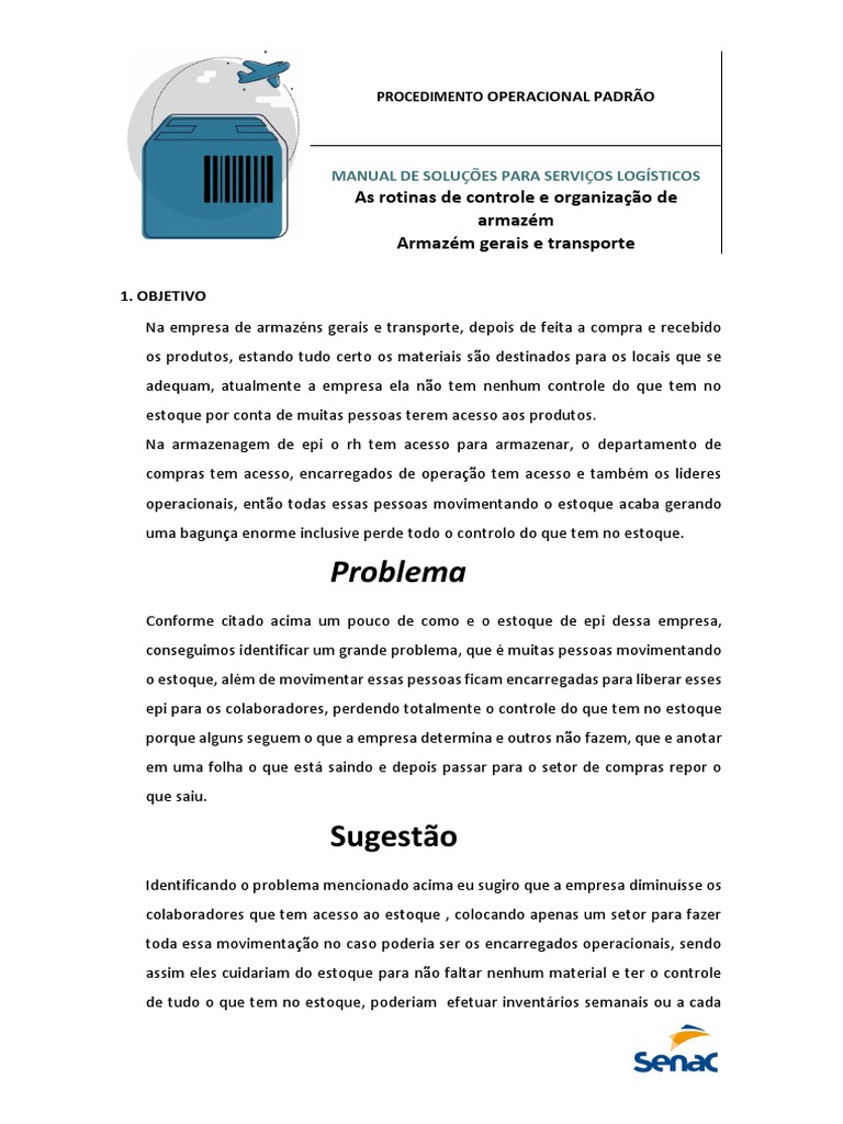 Etapa 02 Projeto Integrador | PDF | Armazém | Gestão de recursos humanos