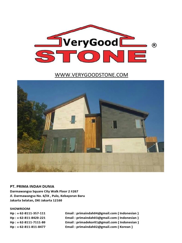 Catalog Very Good Stone | PDF