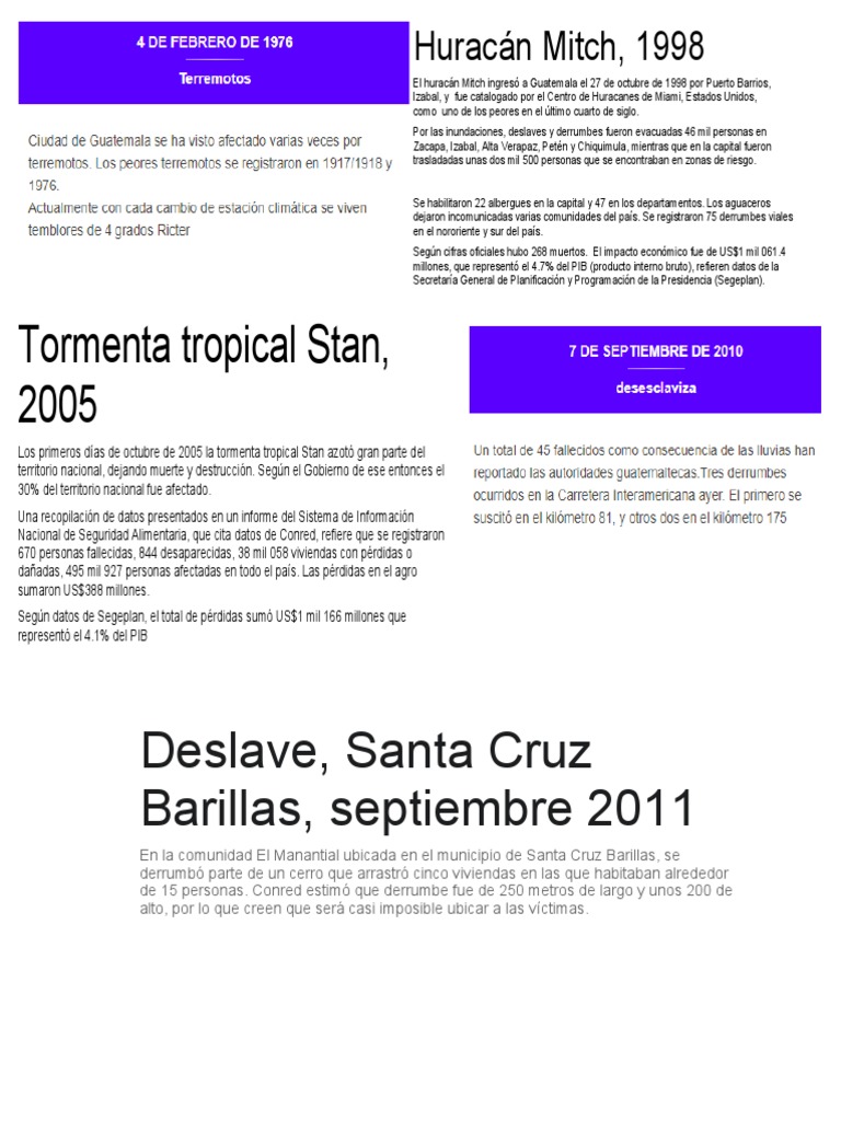 Tormenta Tropical Stan, 2005: Deslave, Santa Cruz Barillas, Septiembre ...