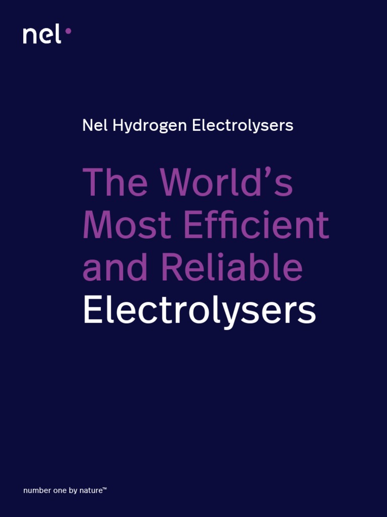 Nel Electrolysers Brochure 2018 Pd 0600 0125 Web 18041145 Pdf