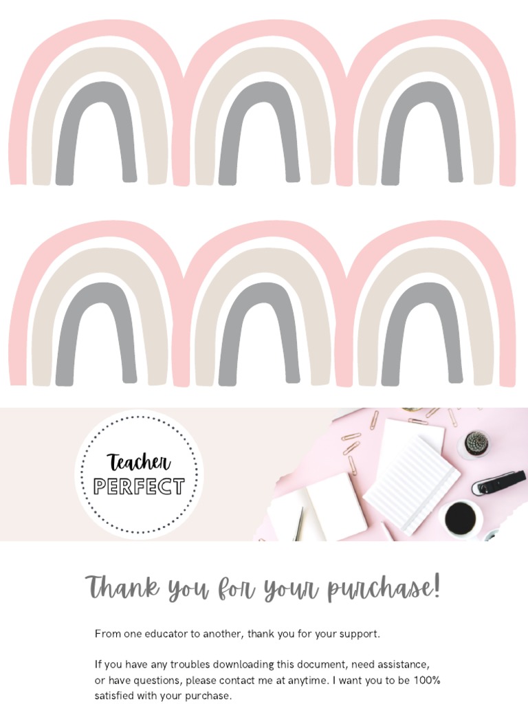 PrintableBohoRainbowBorderStrips 1 | PDF