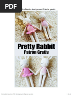 Liam Conejo Amigurumi Patron Gratis PDF | PDF | Amigurumi | Tejidos