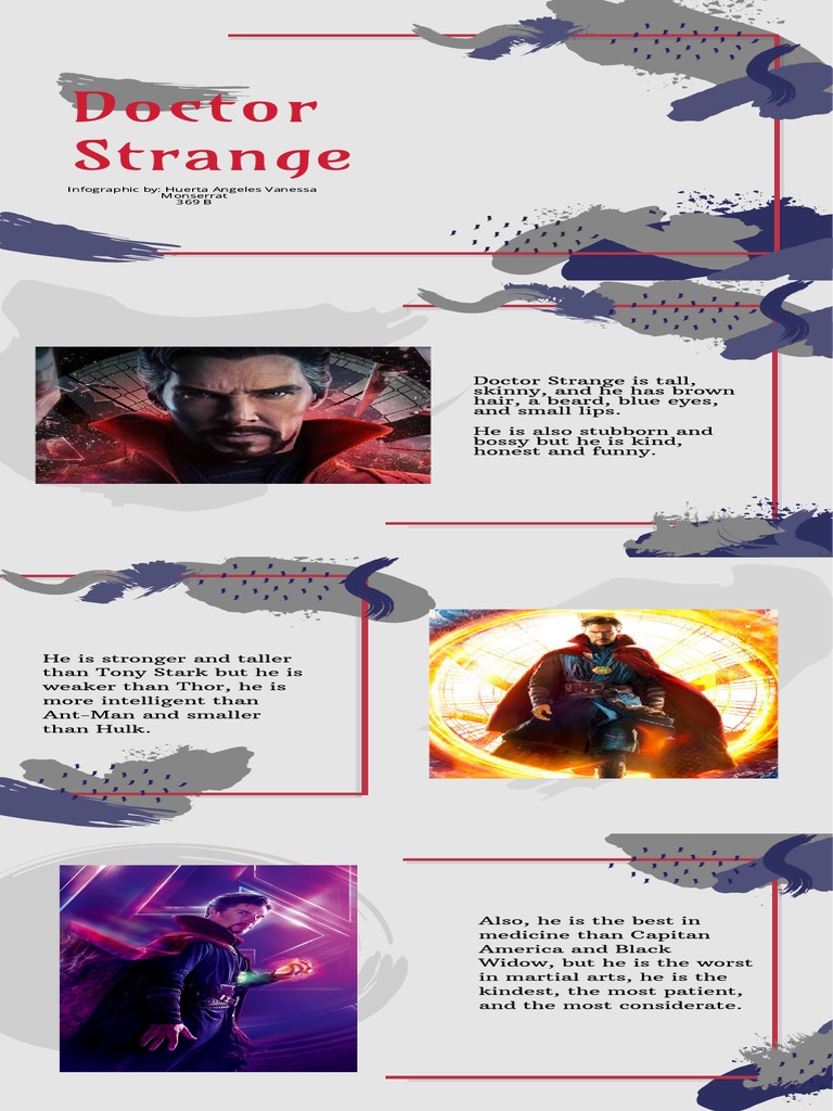 Doctor Strange Character Traits Infographic | PDF | Law