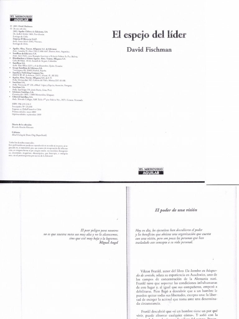 El Espejo Del Líder - David Fischman | PDF