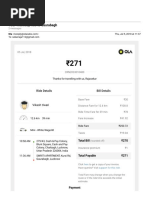 Uber Bill | PDF | Invoice | Payments