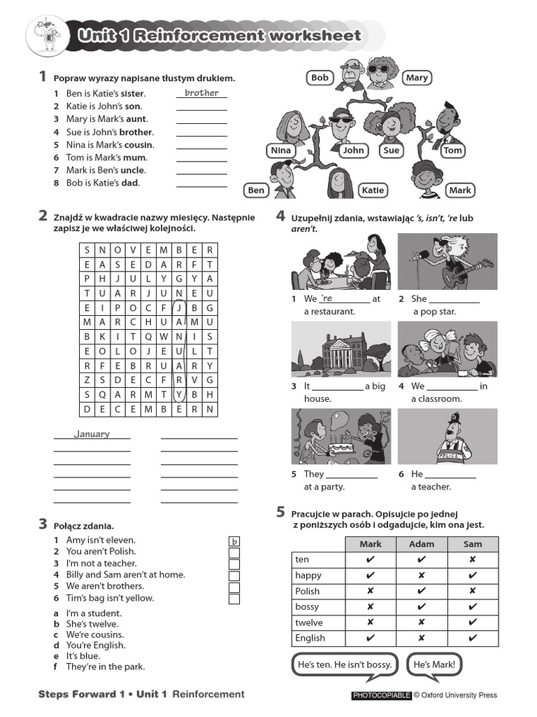 Unit 1 Reinforcement and Extension | PDF