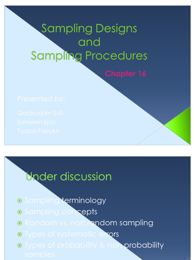 Sampling Errors | PDF