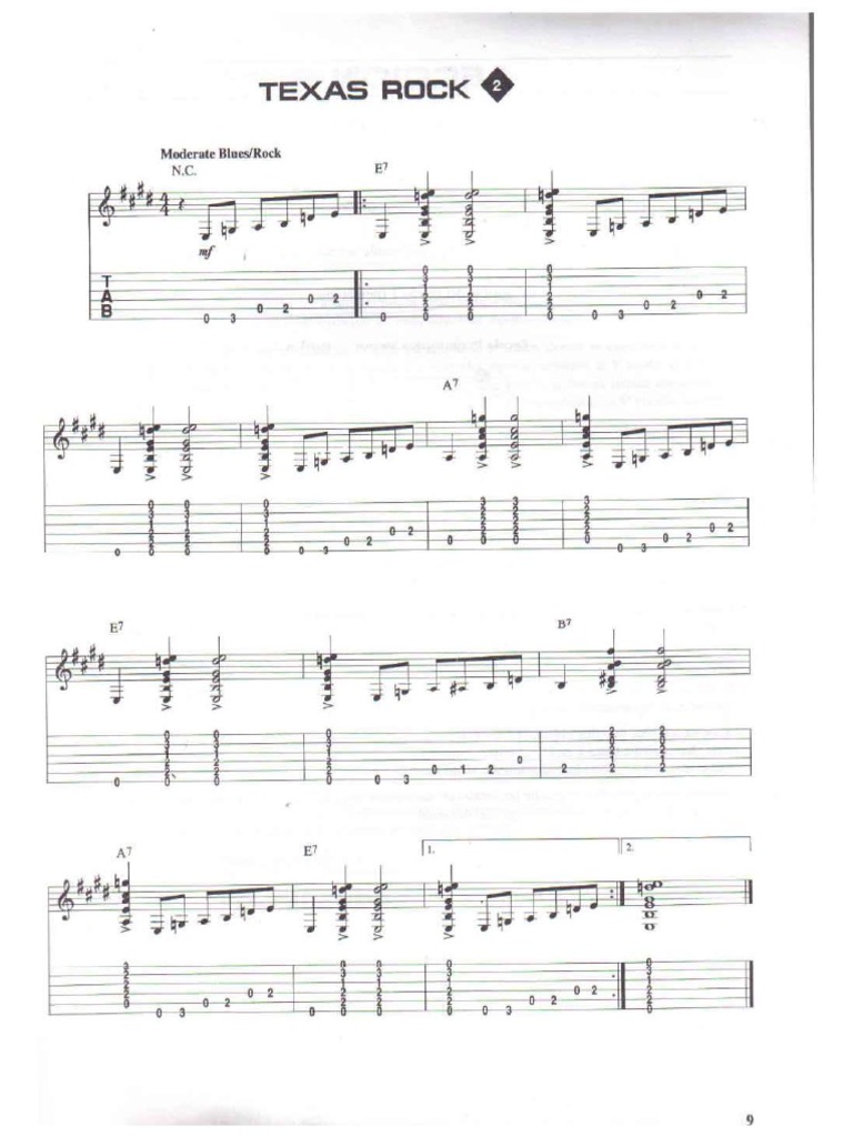 Texas Rock | PDF