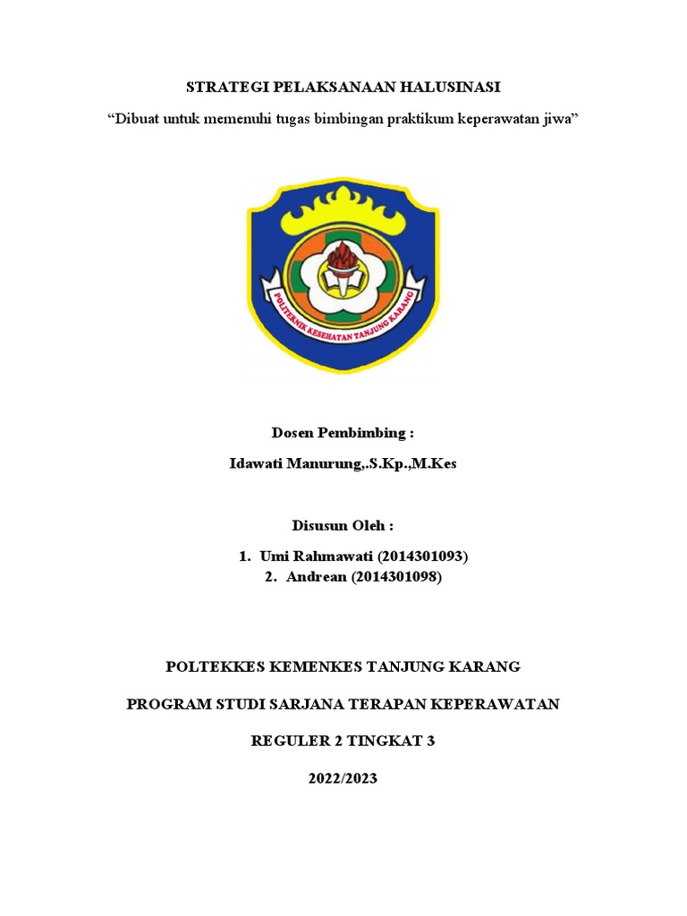 SP 1 Halusinasi-1 | PDF