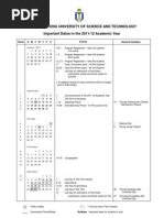 NTU Academic Calendar AY2026 27 (Semester) - Indicative | PDF ...