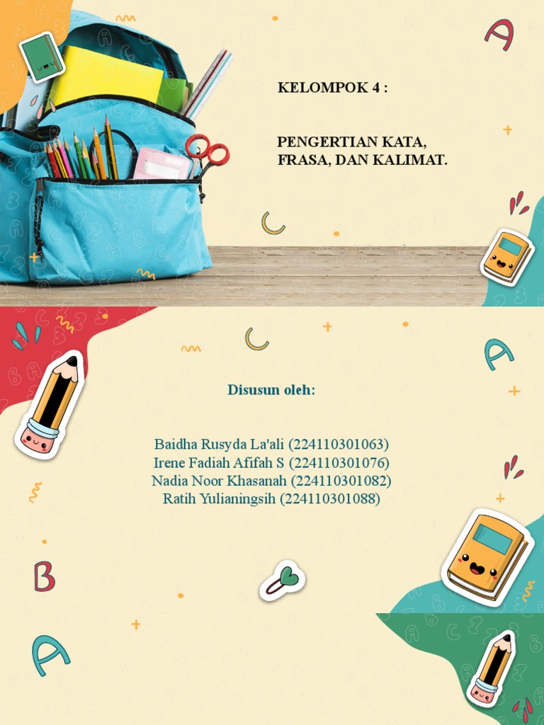 Perbedaan Kata, Frasa, dan Kalimat | PDF