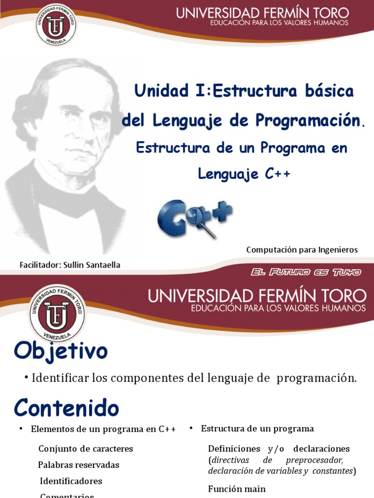 Estructura de Un Programa | PDF | C ++ | Programación