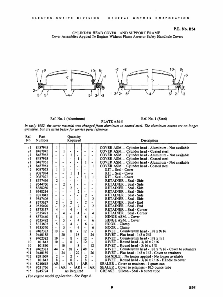 EMD 645 Parts Catalog Overview | PDF | Pipe (Fluid Conveyance ...