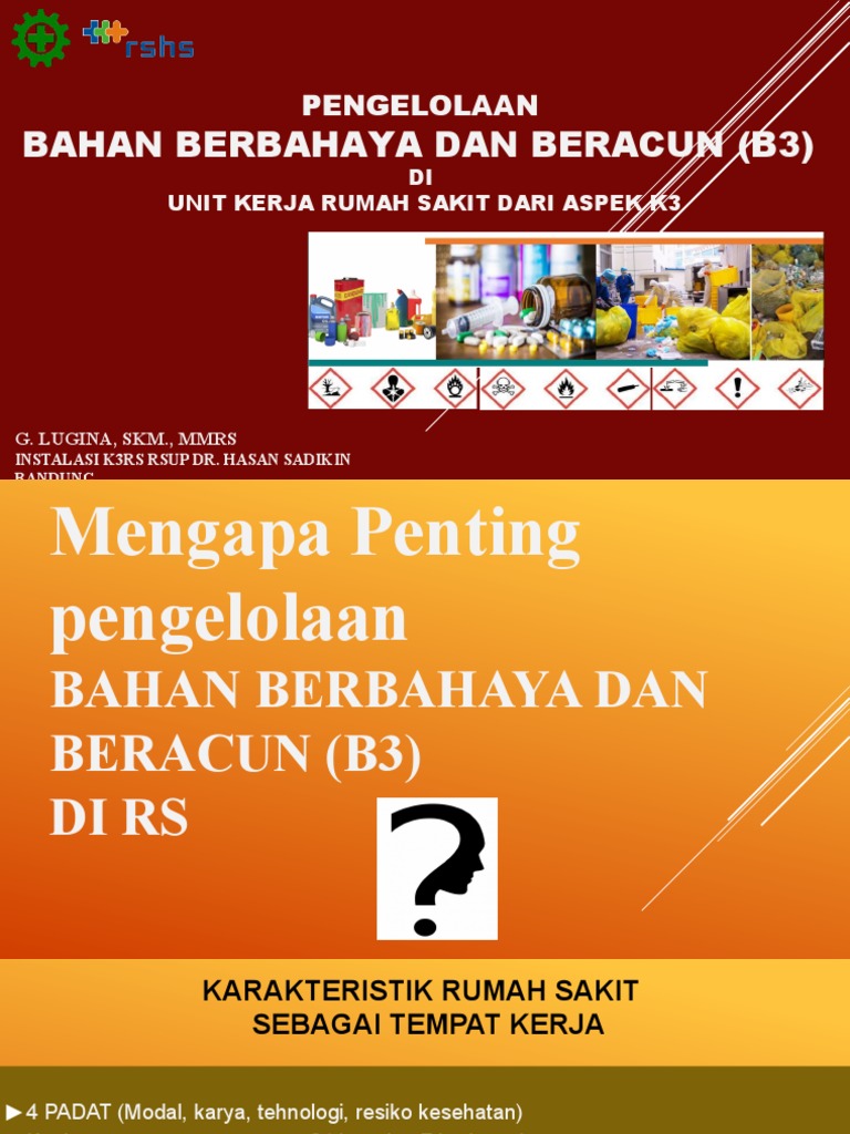 Materi PPT PENGELOLAAN B3 | PDF