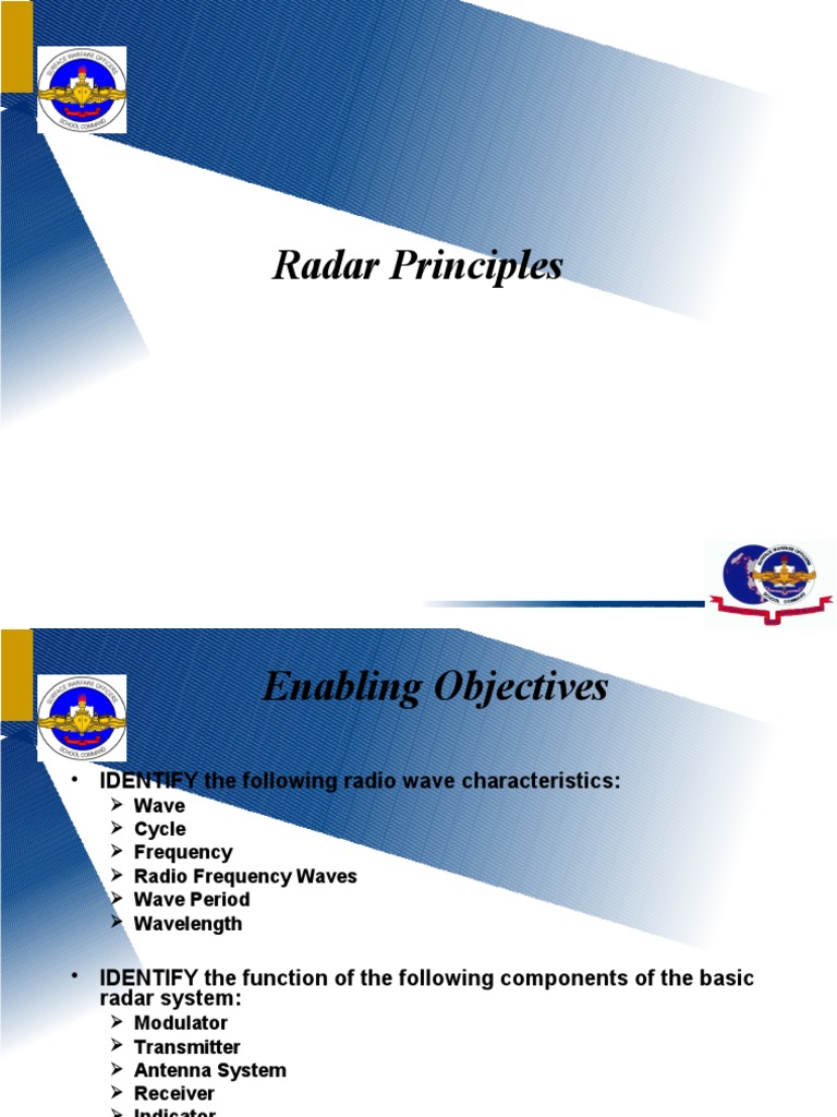 CIC-05 Radar Principles | PDF | Radar | Antenna (Radio)
