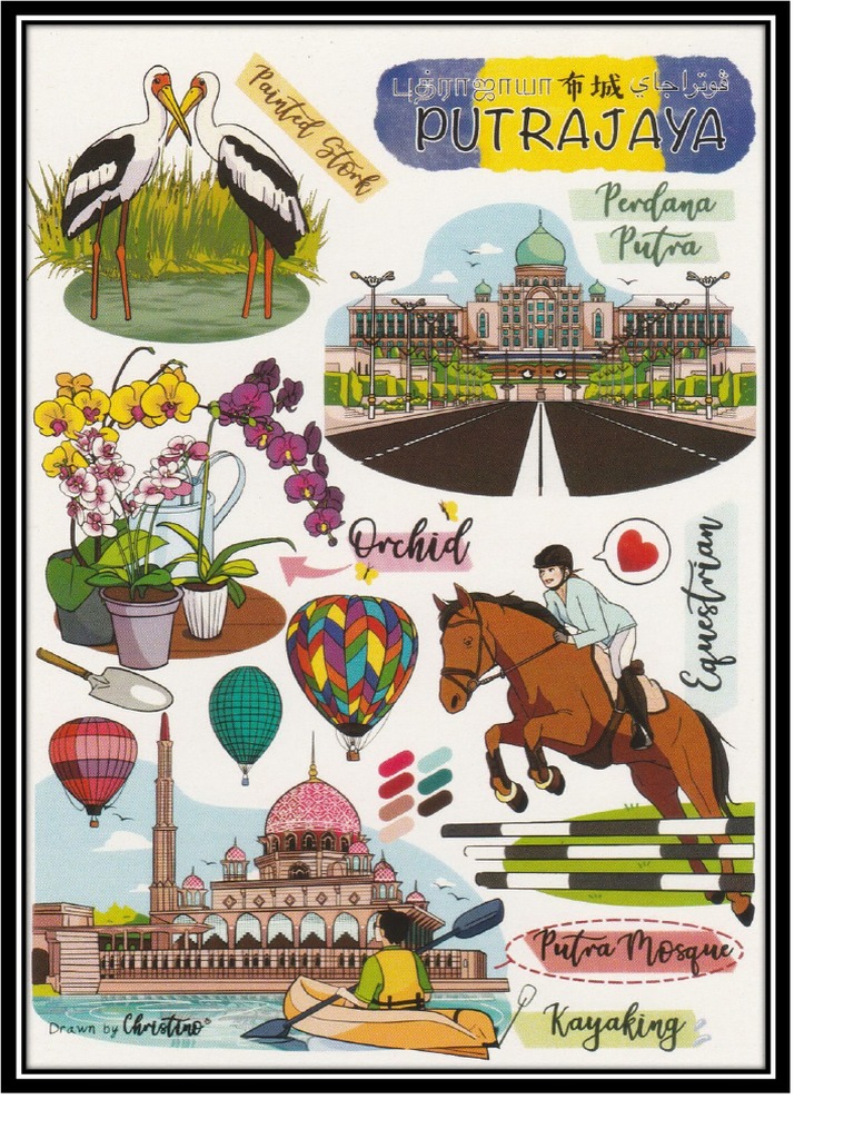 Poskad Bertemakan Budaya Malaysia | PDF