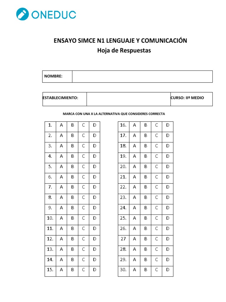 Guía de Comprensión Lectora II Medio | PDF