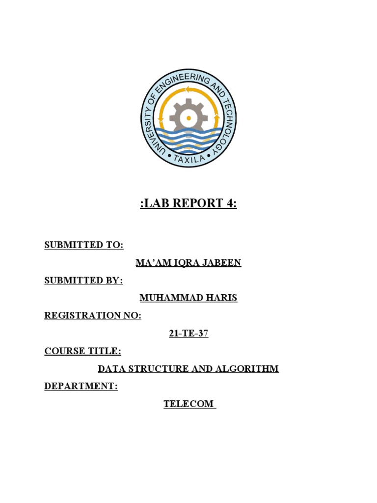 Dsa Lab Report 443 | PDF | Array Data Structure | Control Flow