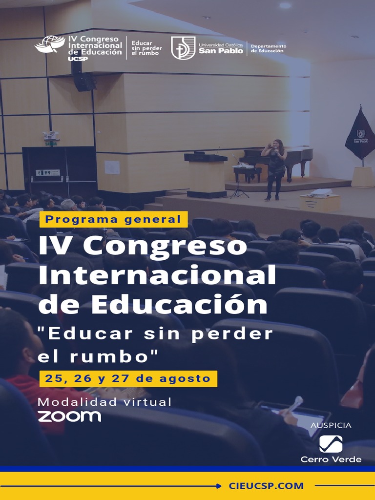 IV CONGRESO INTERNACIONAL DE EDUCACION-final-0689089 | PDF