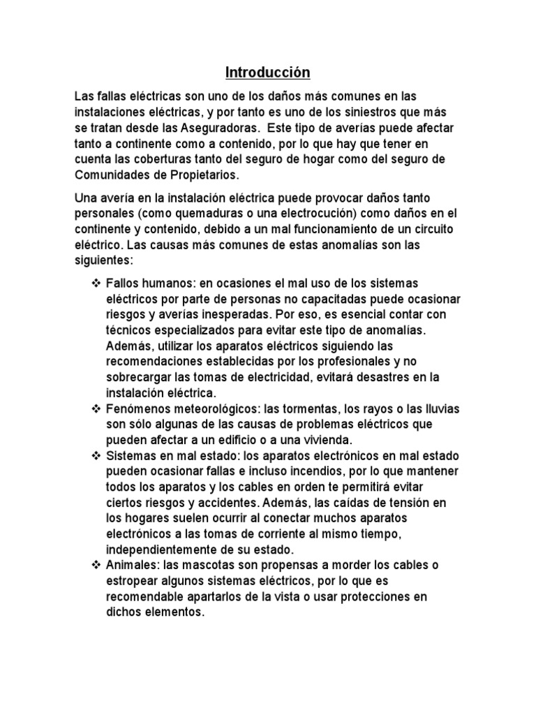 Fallas Mas Comunes en Instalaciones Electricas Industriales | PDF ... Fallas Mas Comunes en Instalaciones Electricas Industriales | PDF ...