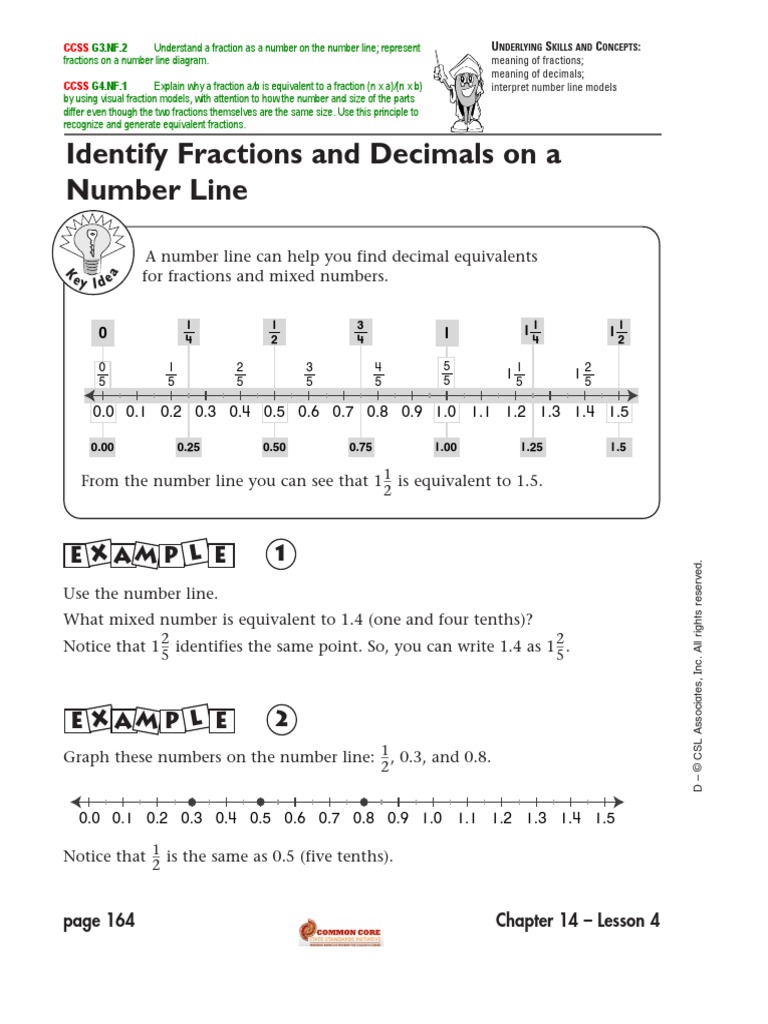 Day-5 Identifyfractionsdecimalsnumberlineworksheet | PDF | Numbers ...