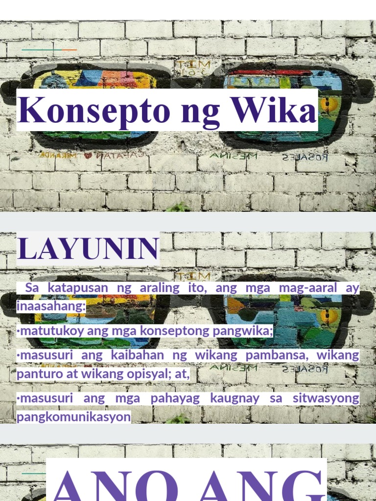 Konsepto NG Wika | PDF