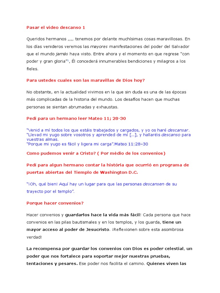 Vencer Al Mundo y Hallar Descanso | PDF | Cristo (título) | Jesús