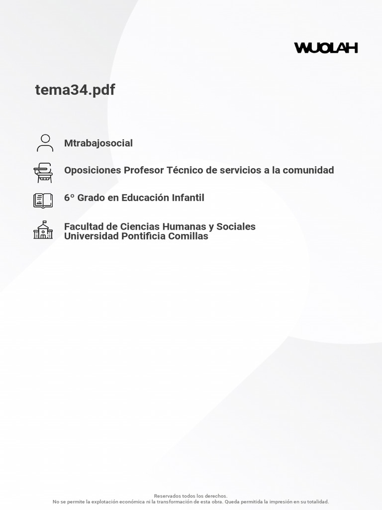 Tema 34 | PDF | Aprendizaje | Observación