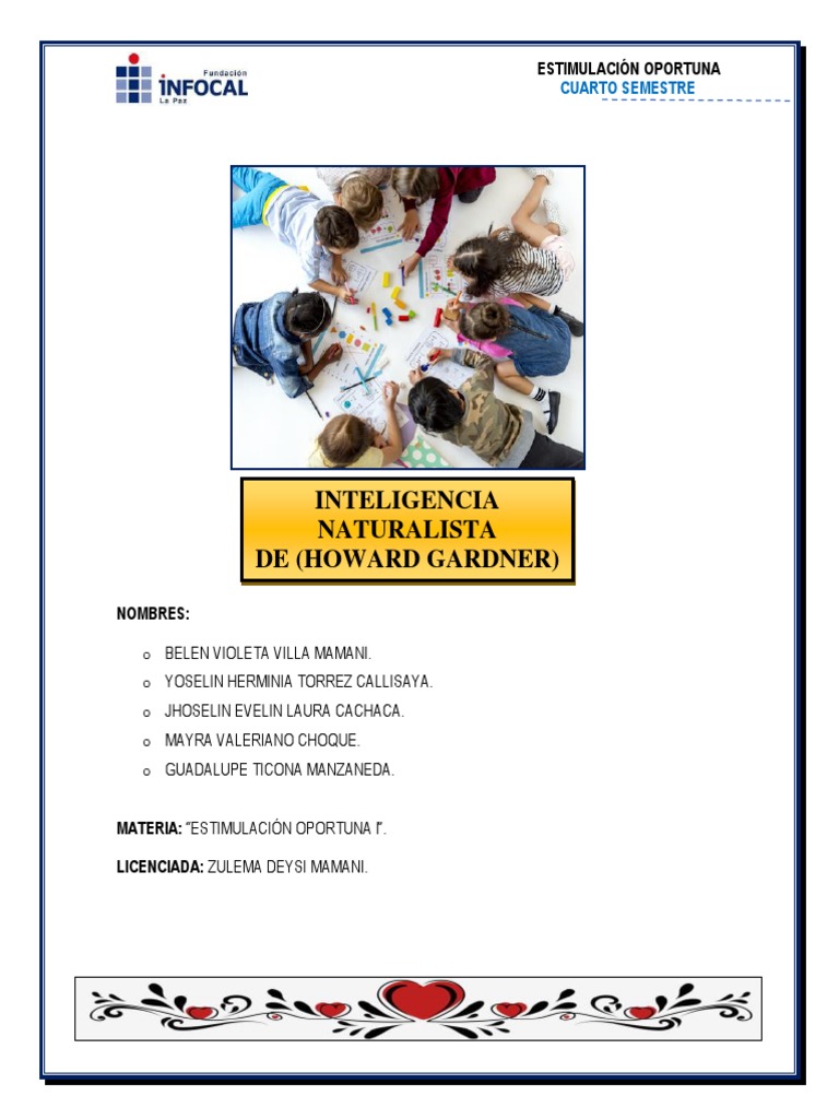 Inteligencia Naturalista en Niños | PDF | Inteligencia | Aprendizaje