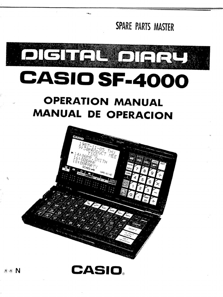 sf4000 USER MANUAl | PDF