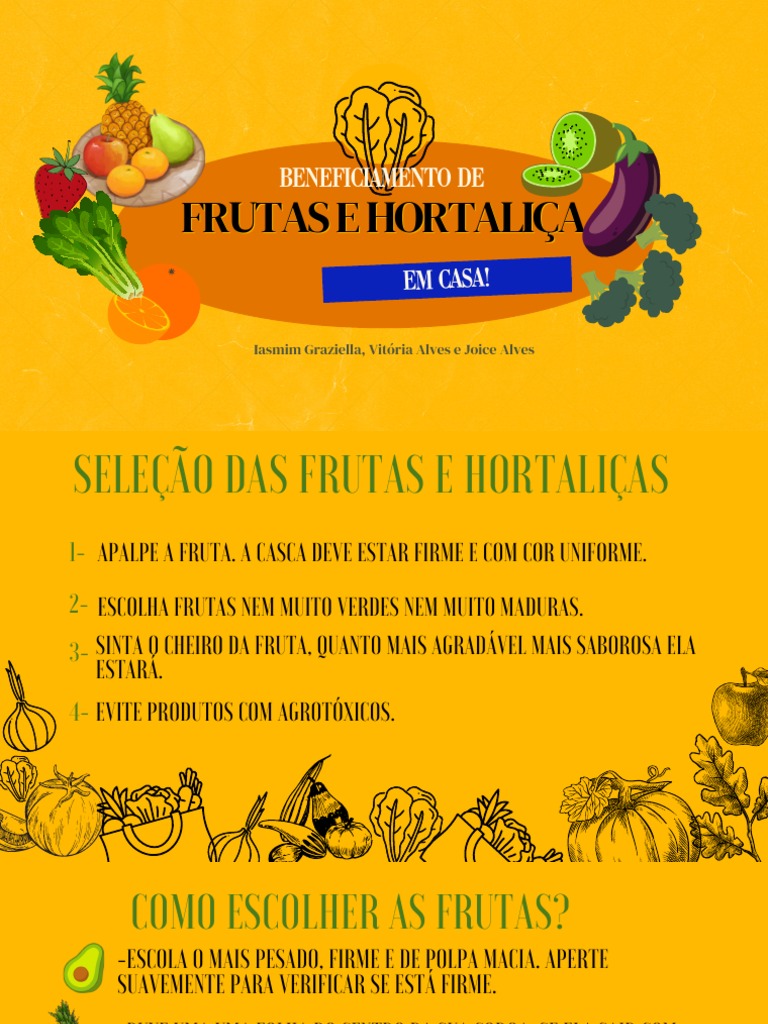 Trabalho de Frutas | PDF