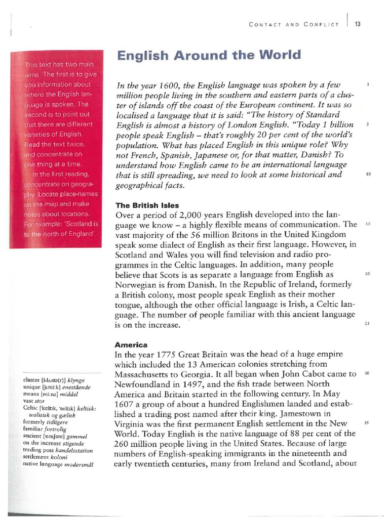 Do You Know Your English Speaking World 4 - 7 | PDF