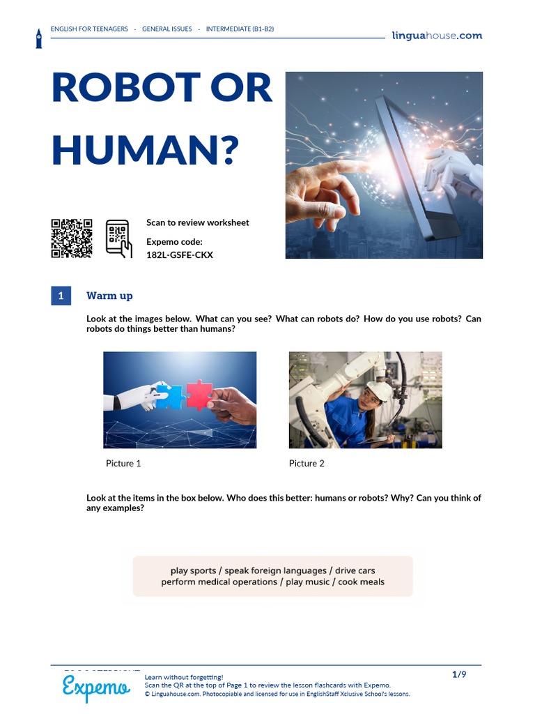 Robot or Human | PDF | Robot | Robotics