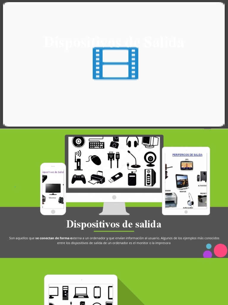 Dispositivos de Salida | PDF | Periférico | Hardware de la computadora