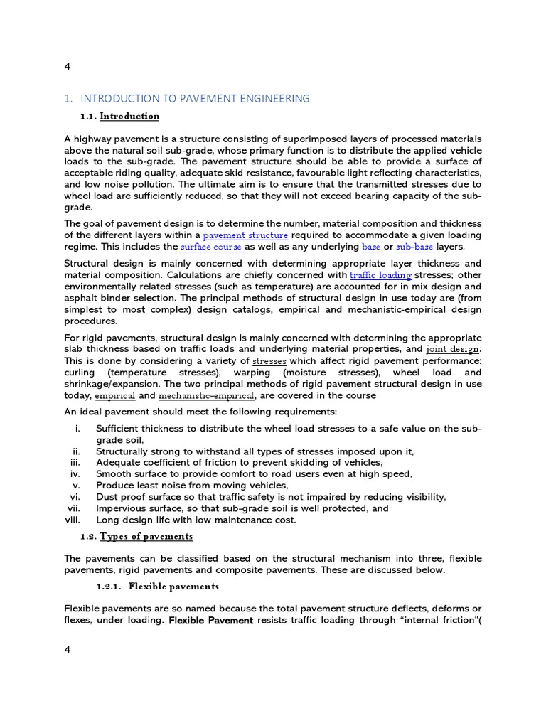 ECE 4215 Lesson 1 Introduction To Pavement Engineering | PDF | Road ... ECE 4215 Lesson 1 Introduction To Pavement Engineering | PDF | Road ...