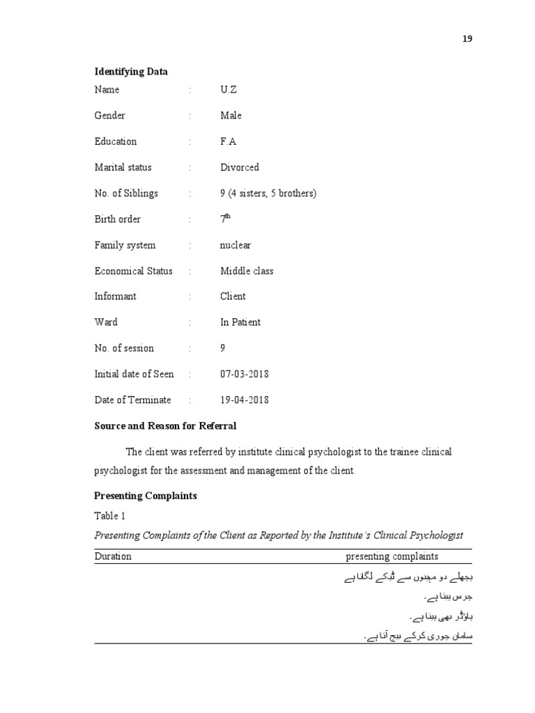 Addiction Report Psychologist Mubeen | PDF | Relapse | Psychotherapy