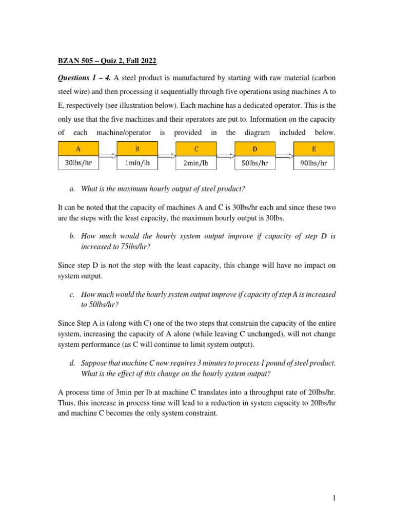 BZAN 505 Quiz 2 - TOC and Financial Analysis Questions | PDF ...