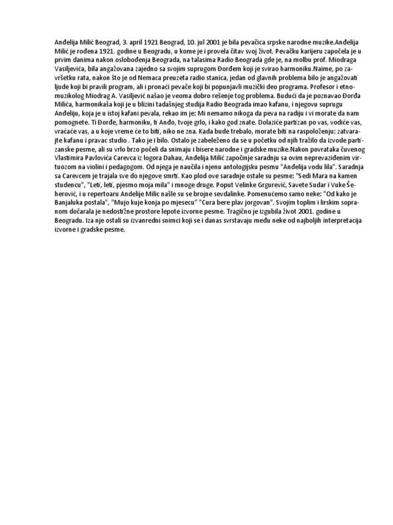 Andjelija Milic | PDF
