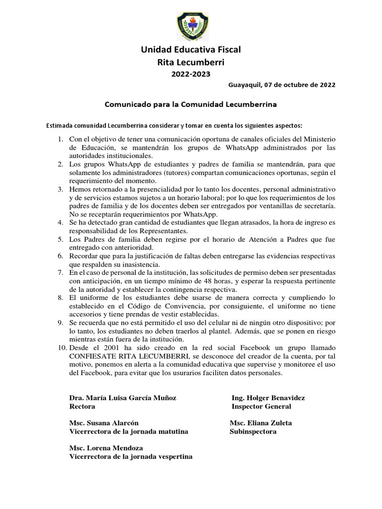 Comunicado 2022 | PDF