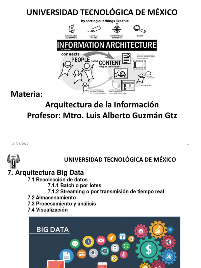 Capitulo 7 Arquitectura Big Data | PDF | Big Data | Apache Hadoop